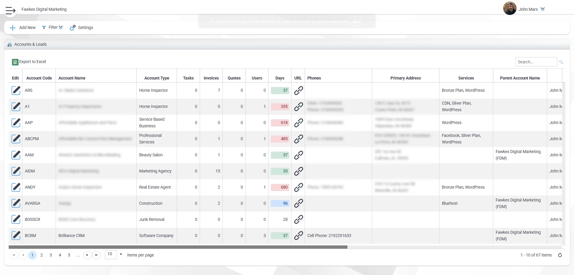 Brilliance CRM Accounts & Leads Module | Lead Tracking, Customer